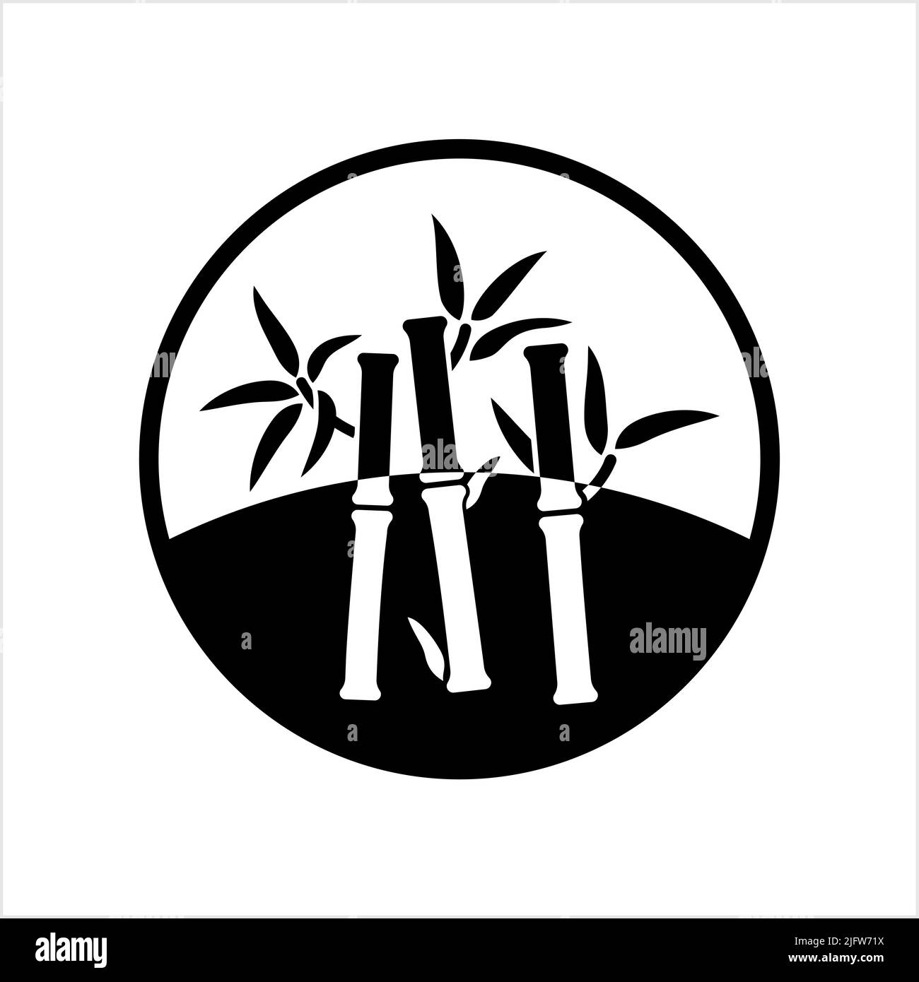 Bamboo Tree Icon Vector Art Illustration Stock Vector Image & Art - Alamy
