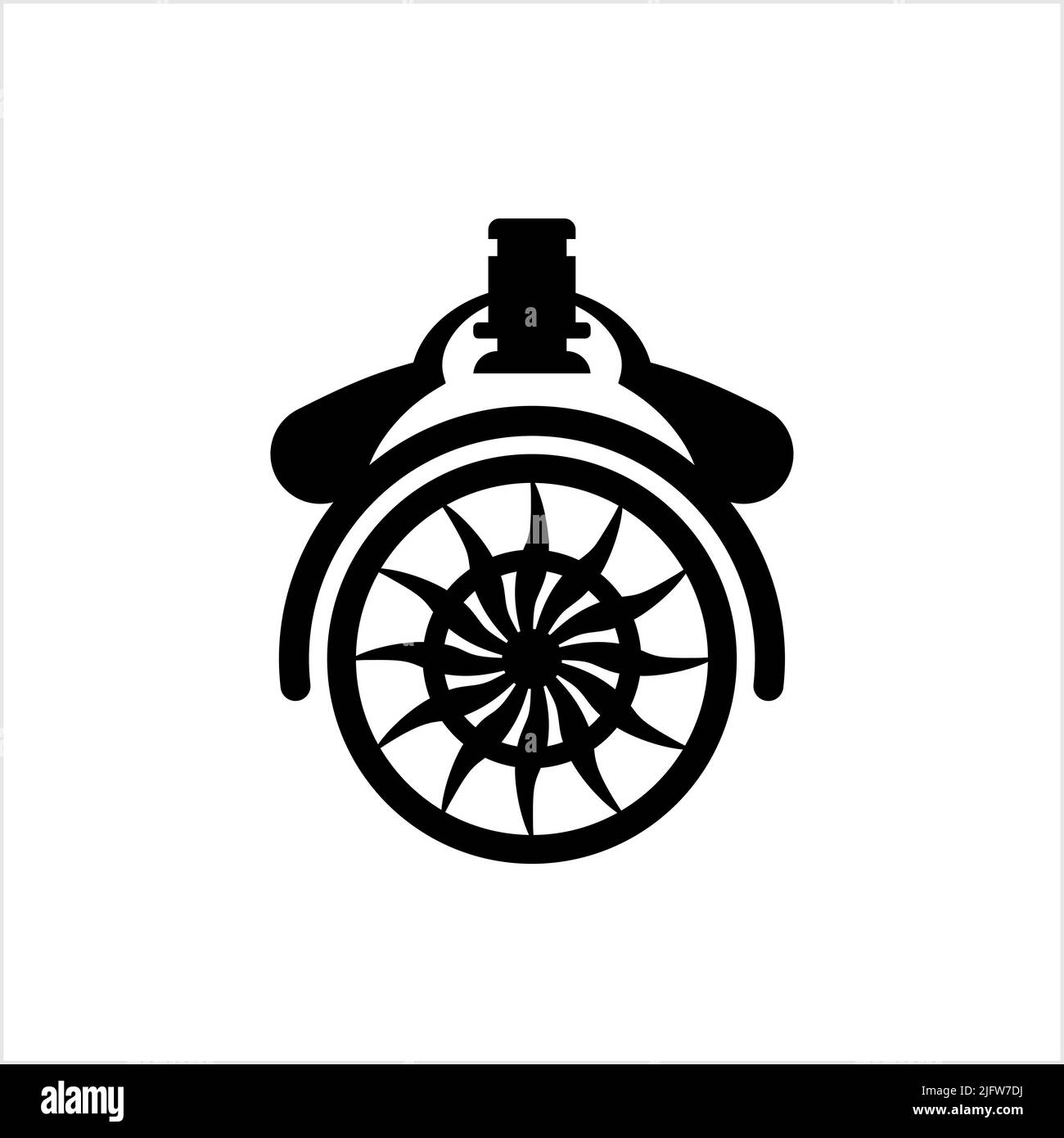 Caster Wheel Icon Vector Art Illustration Stock Vector Image & Art - Alamy