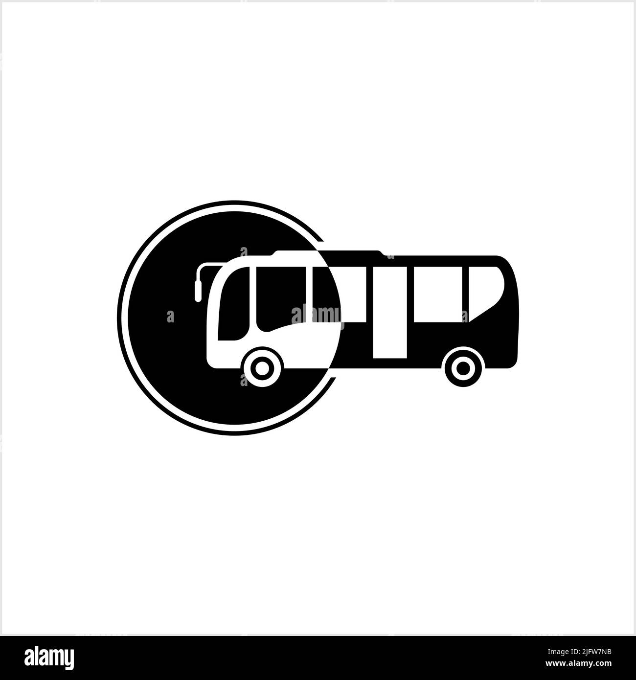 Bus Icon, Bus Vector Art Illustration Stock Vector Image & Art - Alamy