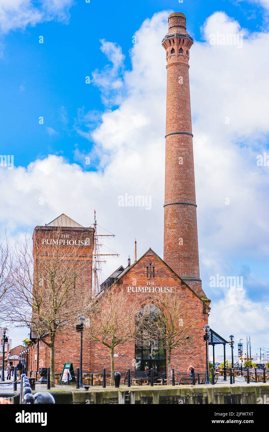 Classic pub. Pump House, Albert Dock. Liverpool, Merseyside, Lancashire ...