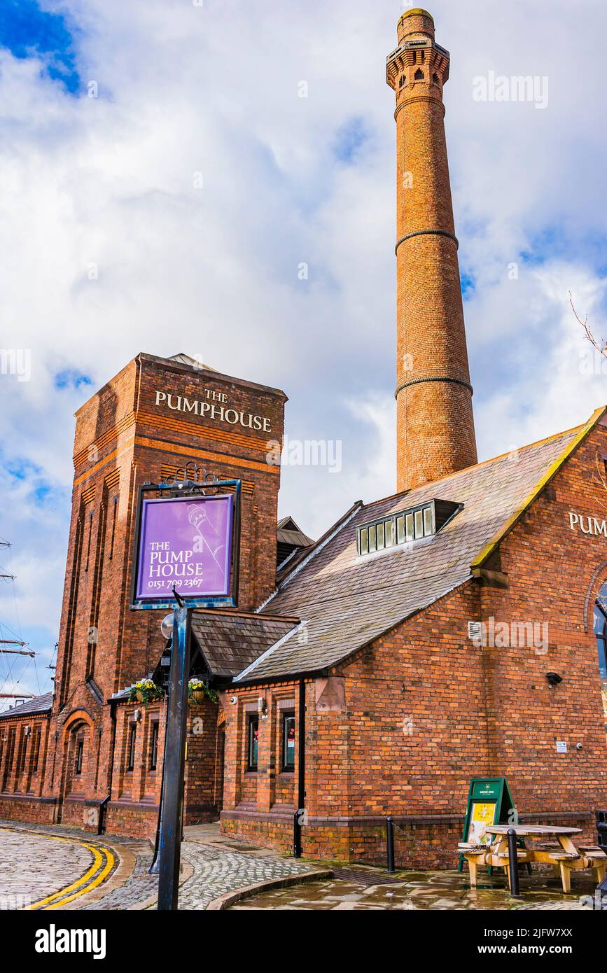 Classic pub. Pump House, Albert Dock. Liverpool, Merseyside, Lancashire ...