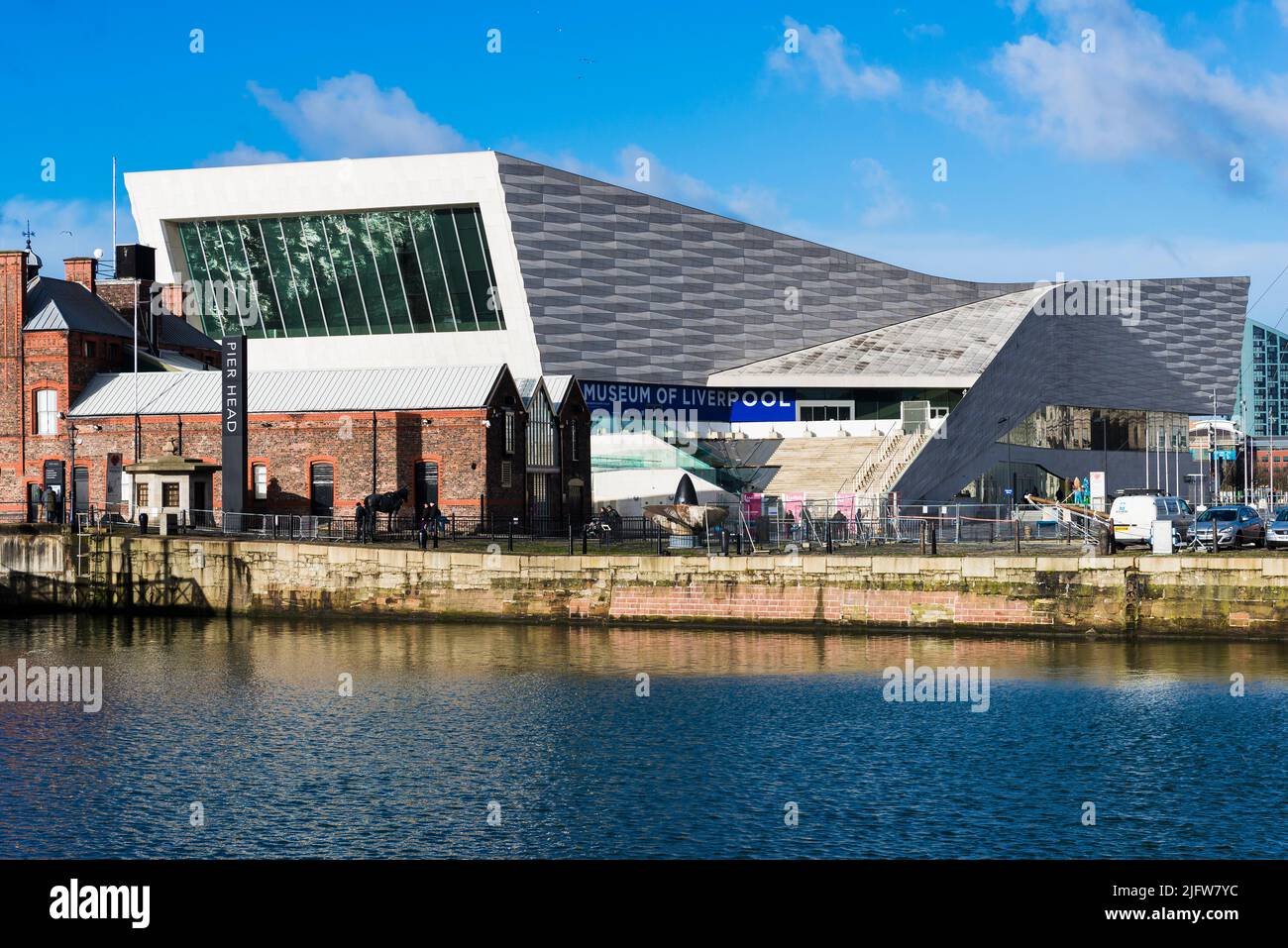 The Museum of Liverpool in Liverpool, England, tells the story of ...