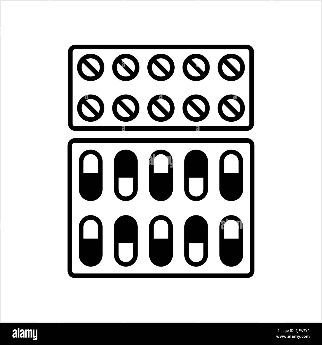 Capsule Pills Icon Vector Art Illustration Stock Vector Image & Art - Alamy