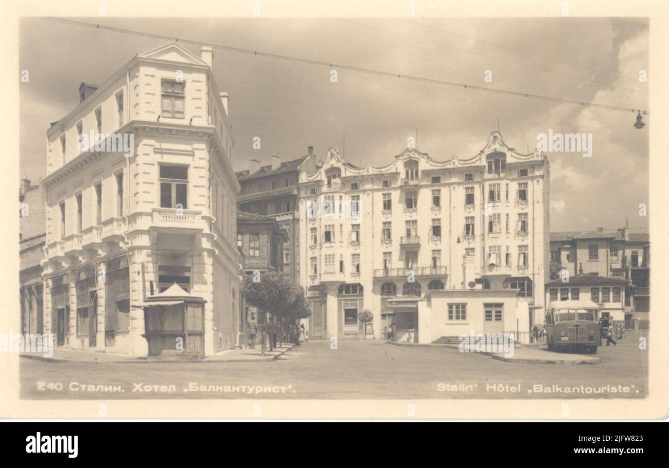 Stalin. Balkantourist Hotel Stock Photo - Alamy
