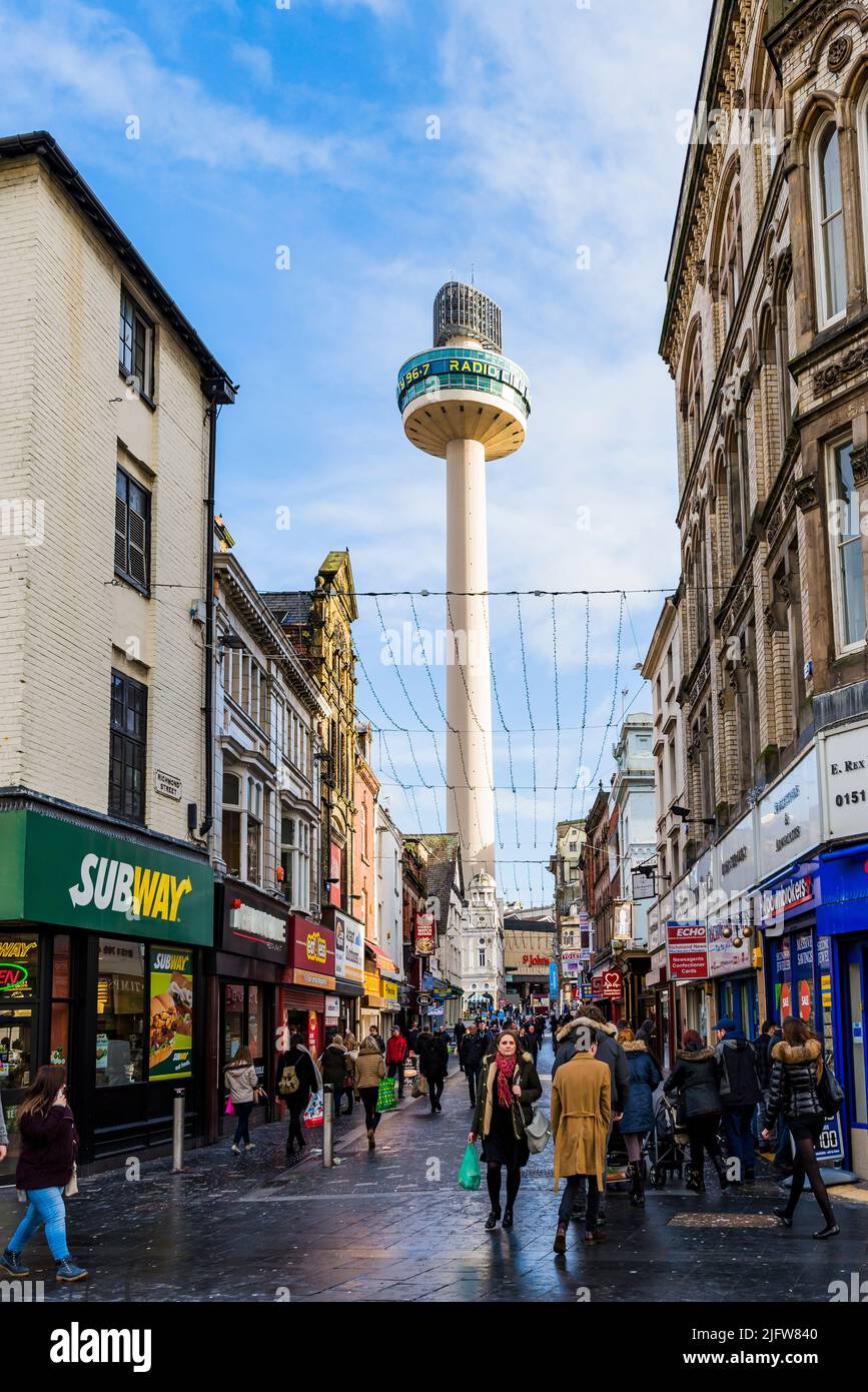 Liverpool street highlighting Radio City Tower. Radio City Tower, also ...