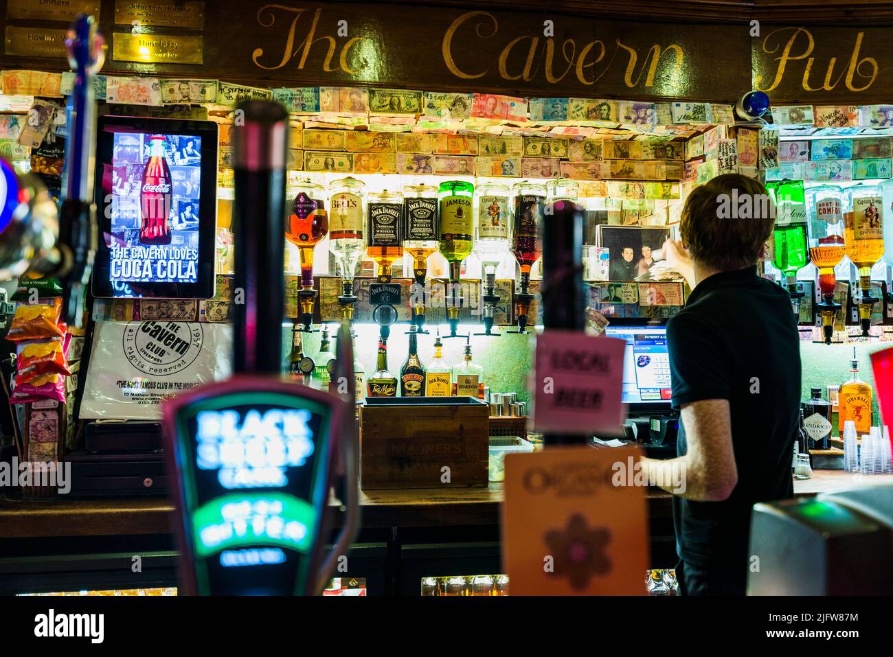 Cavern Pub in Mathew St. Liverpool, Merseyside, England, UK Stock Photo ...