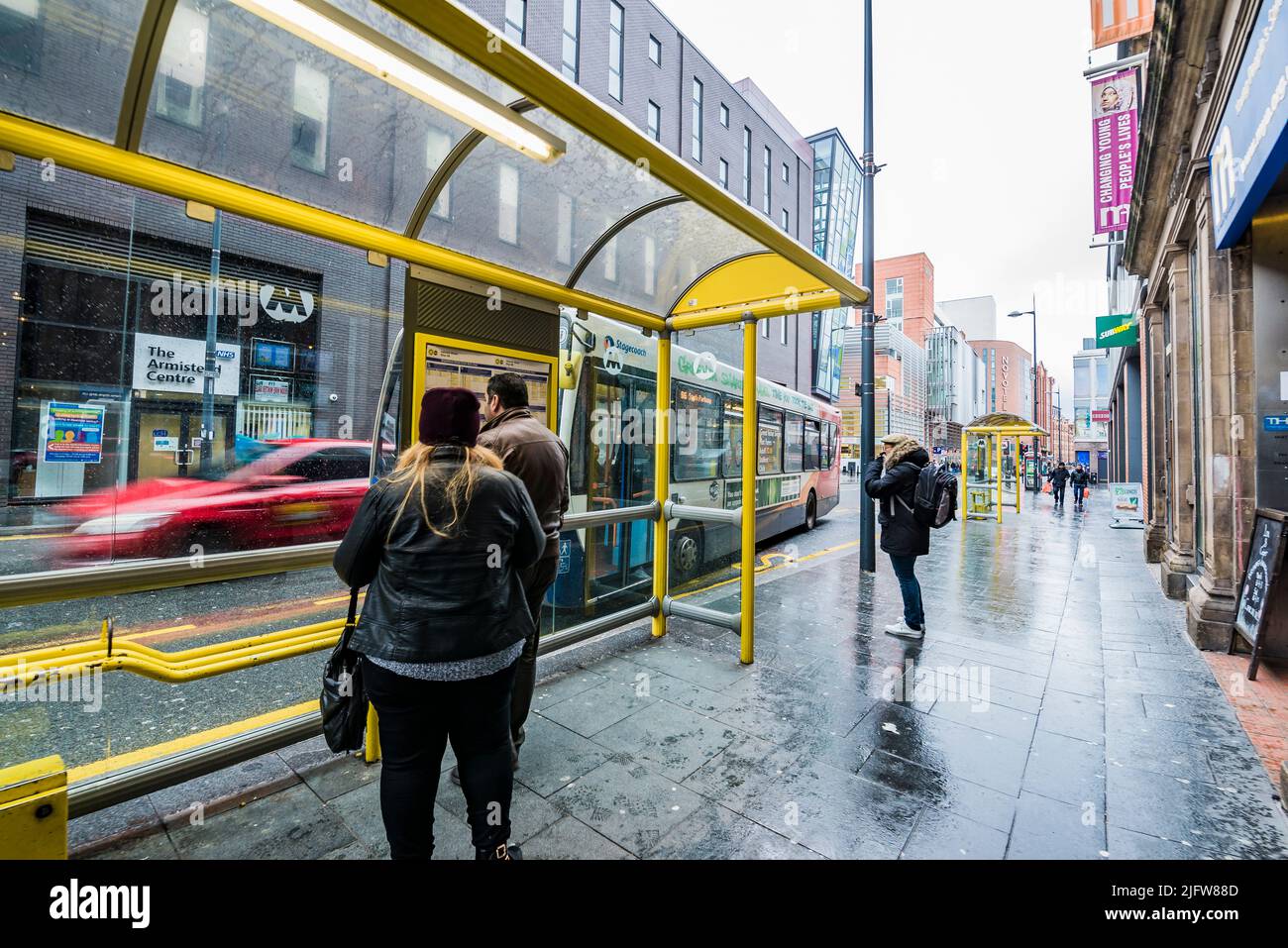 Traditional British Rain. Liverpool, Merseyside, Lancashire, England ...