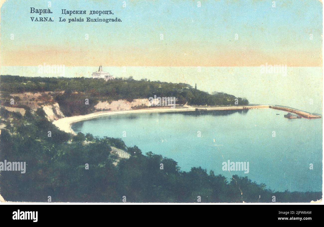 Varna. The royal palace Stock Photo - Alamy