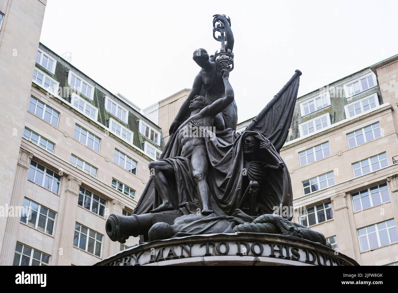 The Nelson Monument is a monument to Admiral Horatio Nelson, in ...