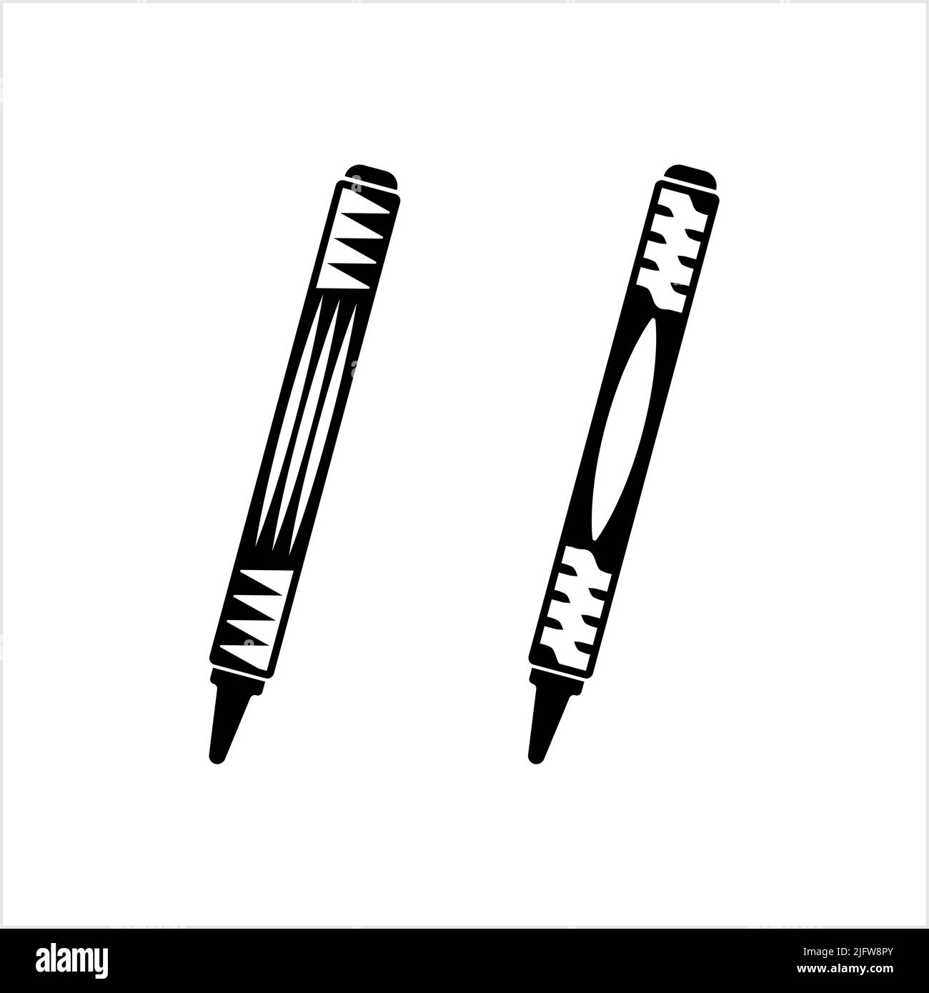 Crayon Icon, Drawing Crayon Vector Art Illustration Stock Vector Image ...