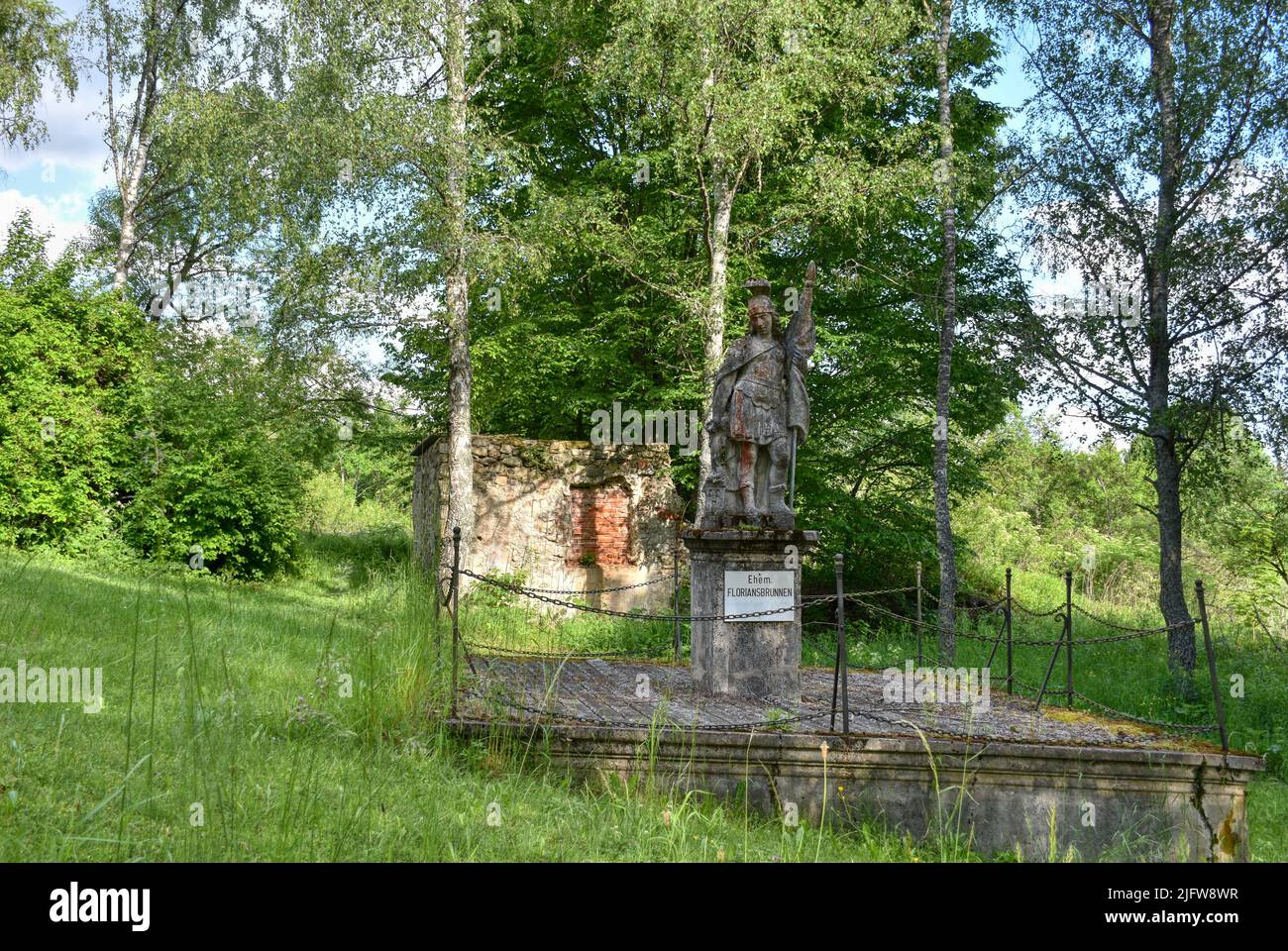 Döllersheim, Brunnen, Floriansbrunnen, Dorfbrunnen, Florian, Heiliger ...