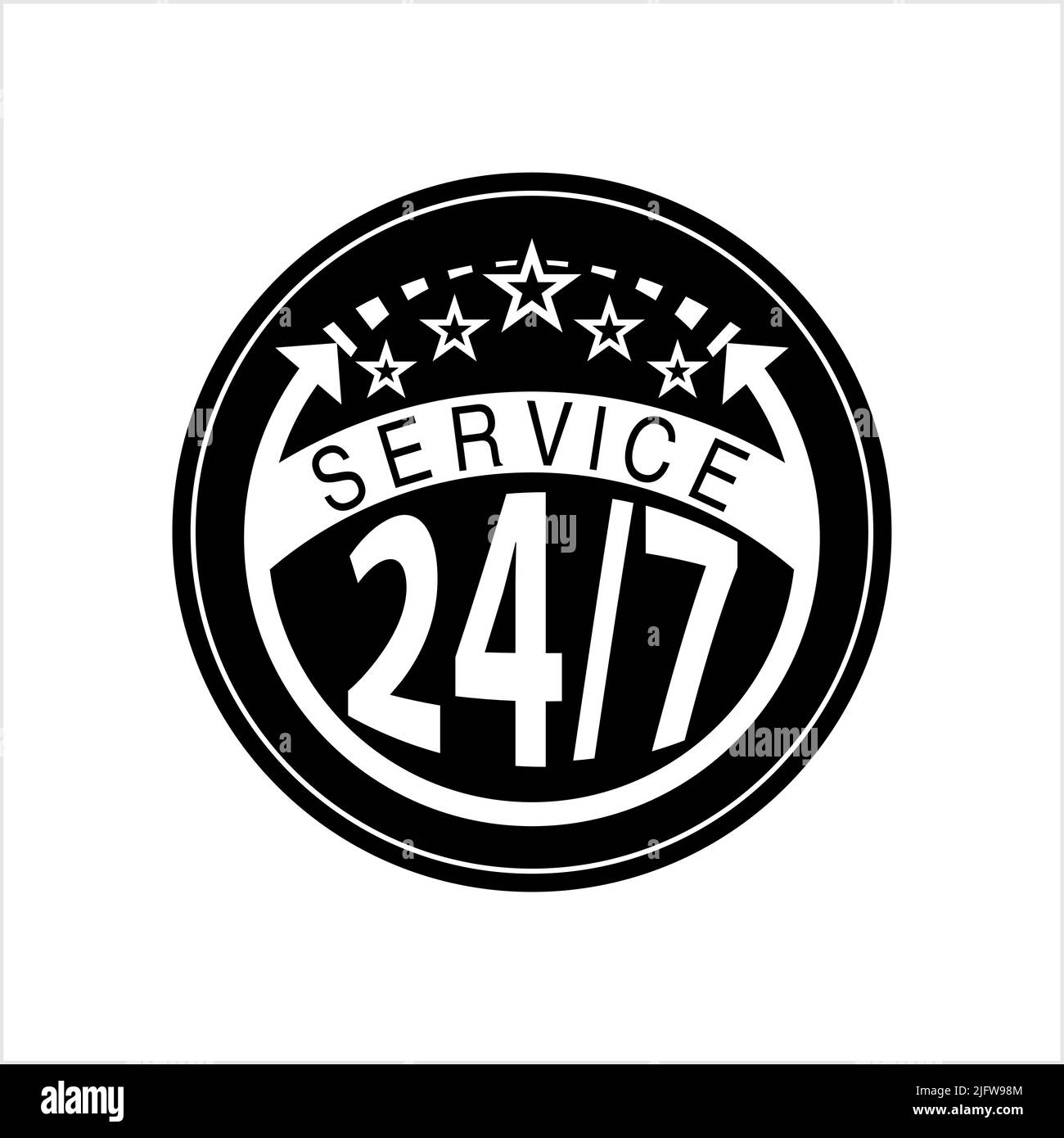 24x7 Stock Vector Images - Alamy