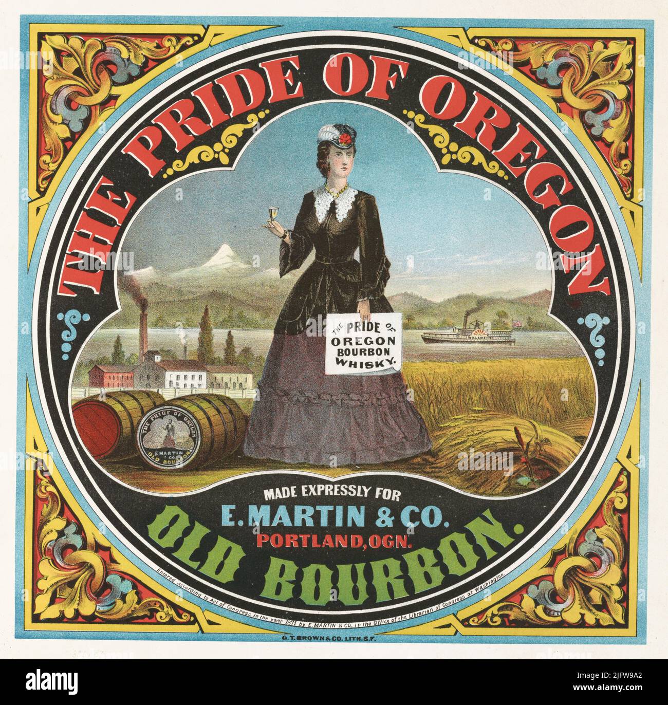 Vintage old alcohol ad hi-res stock photography and images - Alamy