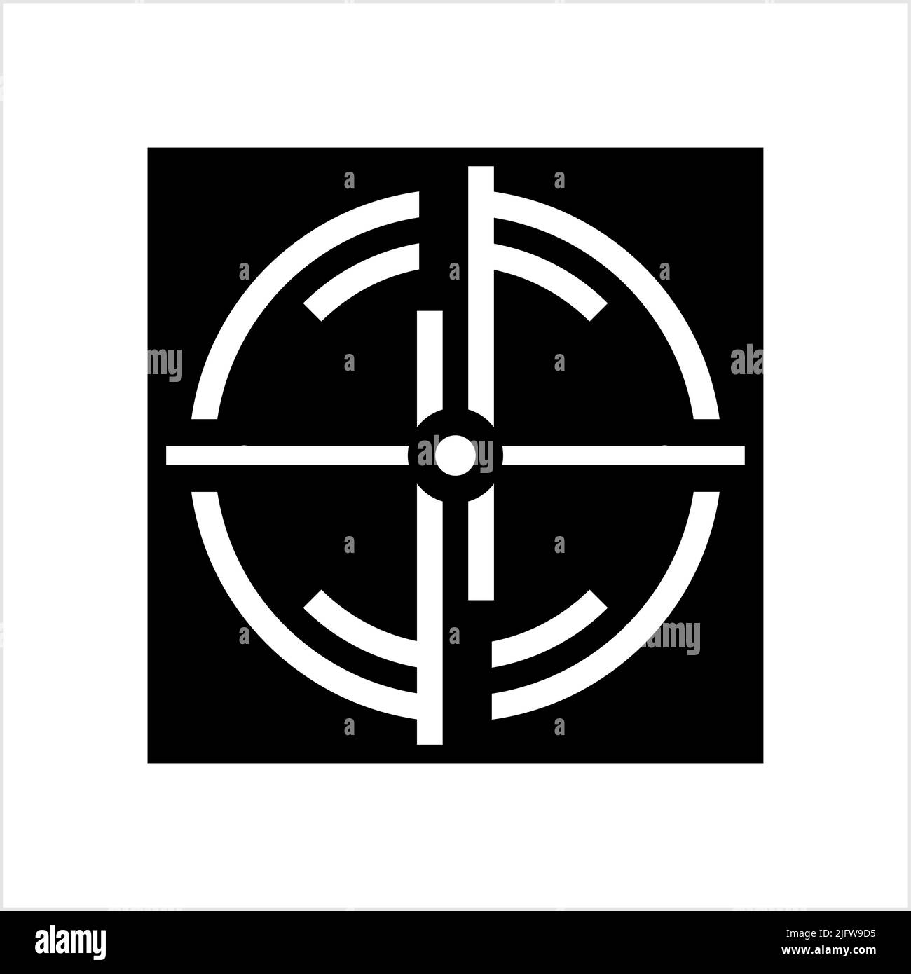 Target Icon, Target Board Vector Art Illustration Stock Vector Image ...