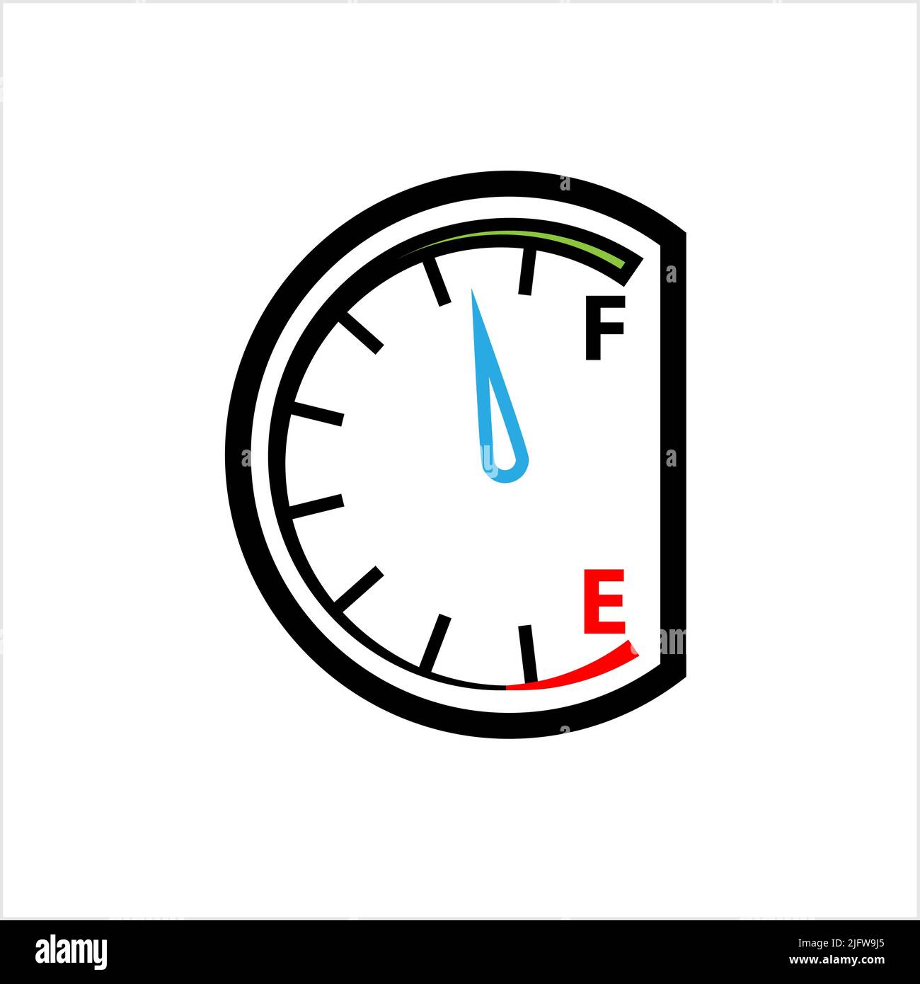 Fuel Gauge Icon Vector Art Illustration Stock Vector Image & Art - Alamy
