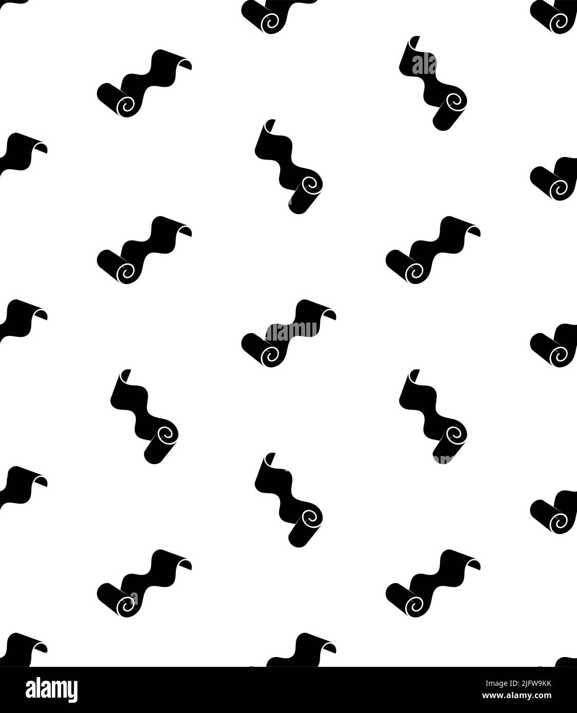 Roll Icon Seamless Pattern, Mat, Rug, Carpet Or Paper Roll Icon Of ...