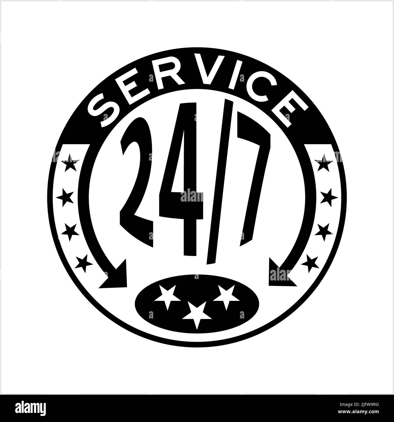 24x7 Stock Vector Images - Alamy