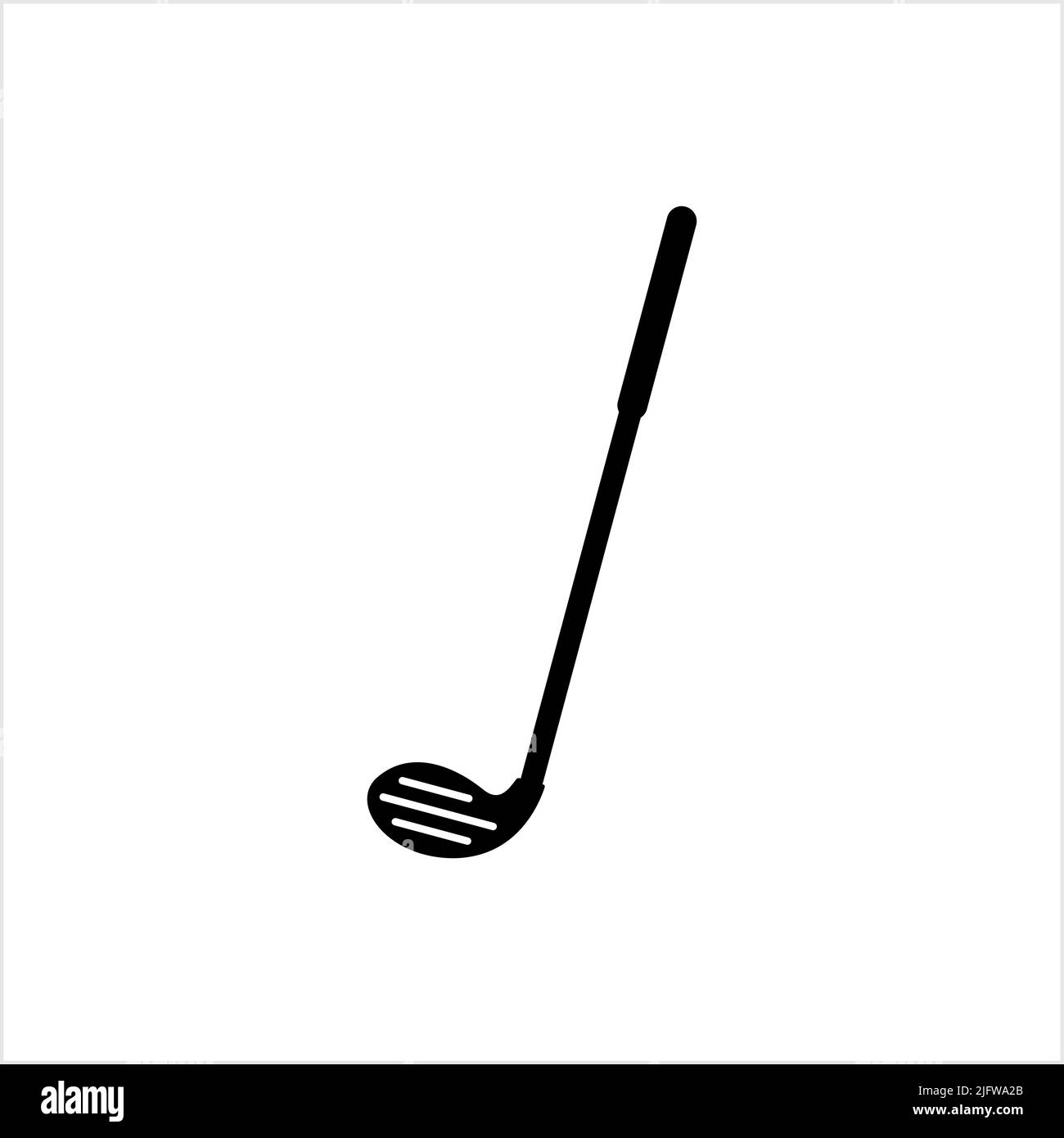 Golf Club Icon, Golf Stick Icon, Gold Sport Stick Icon Vector Art ...