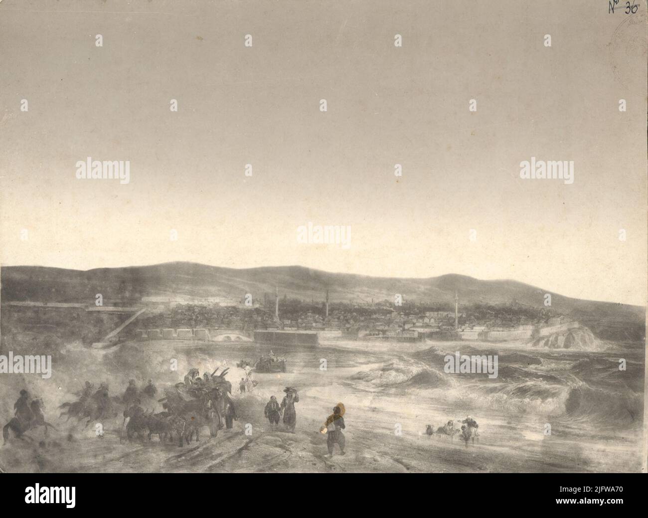Varna during the Crimean War 1853 - 1856 Stock Photo - Alamy