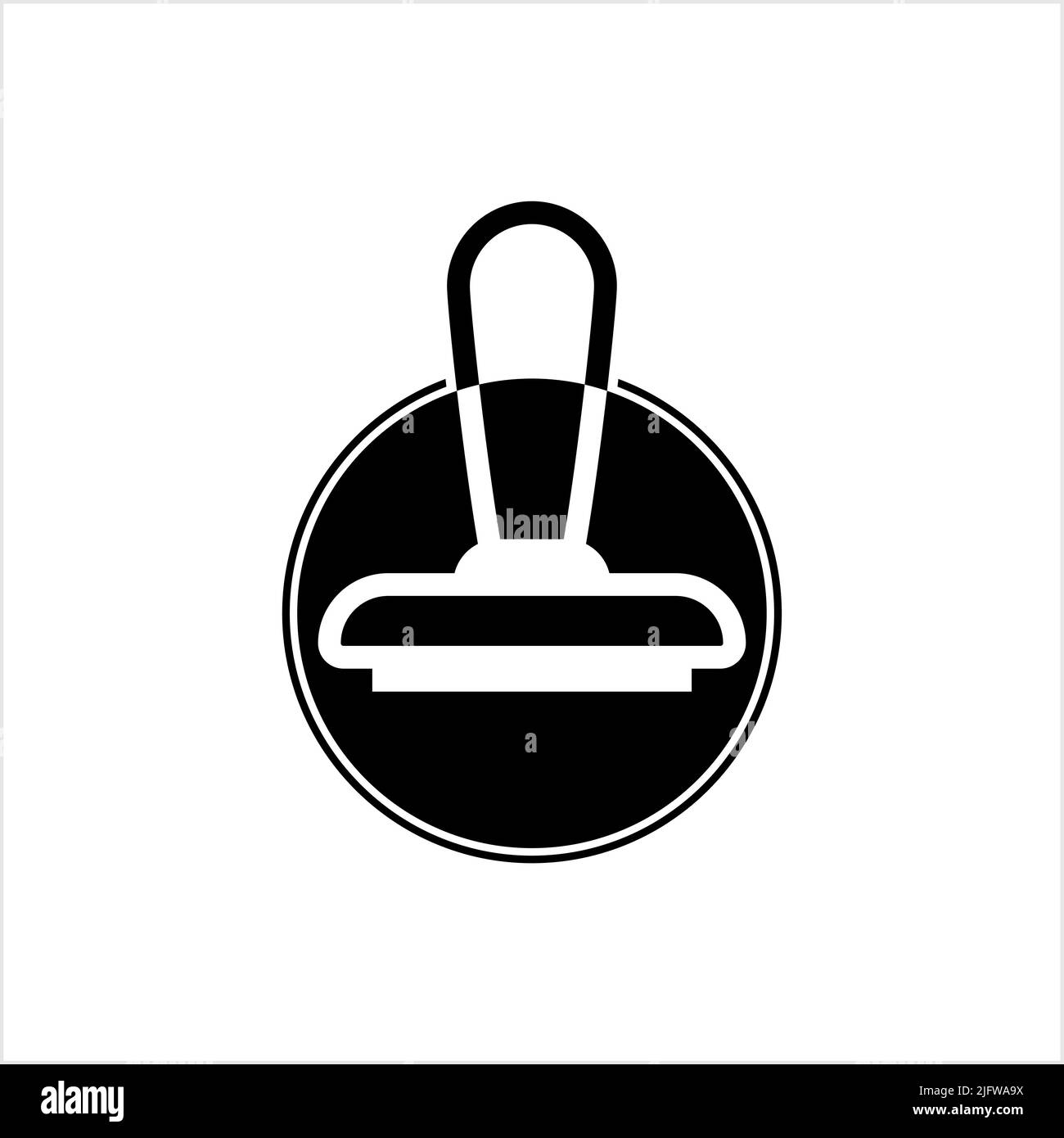 Rubber Stamp Icon Design Vector Art Illustration Stock Vector Image ...