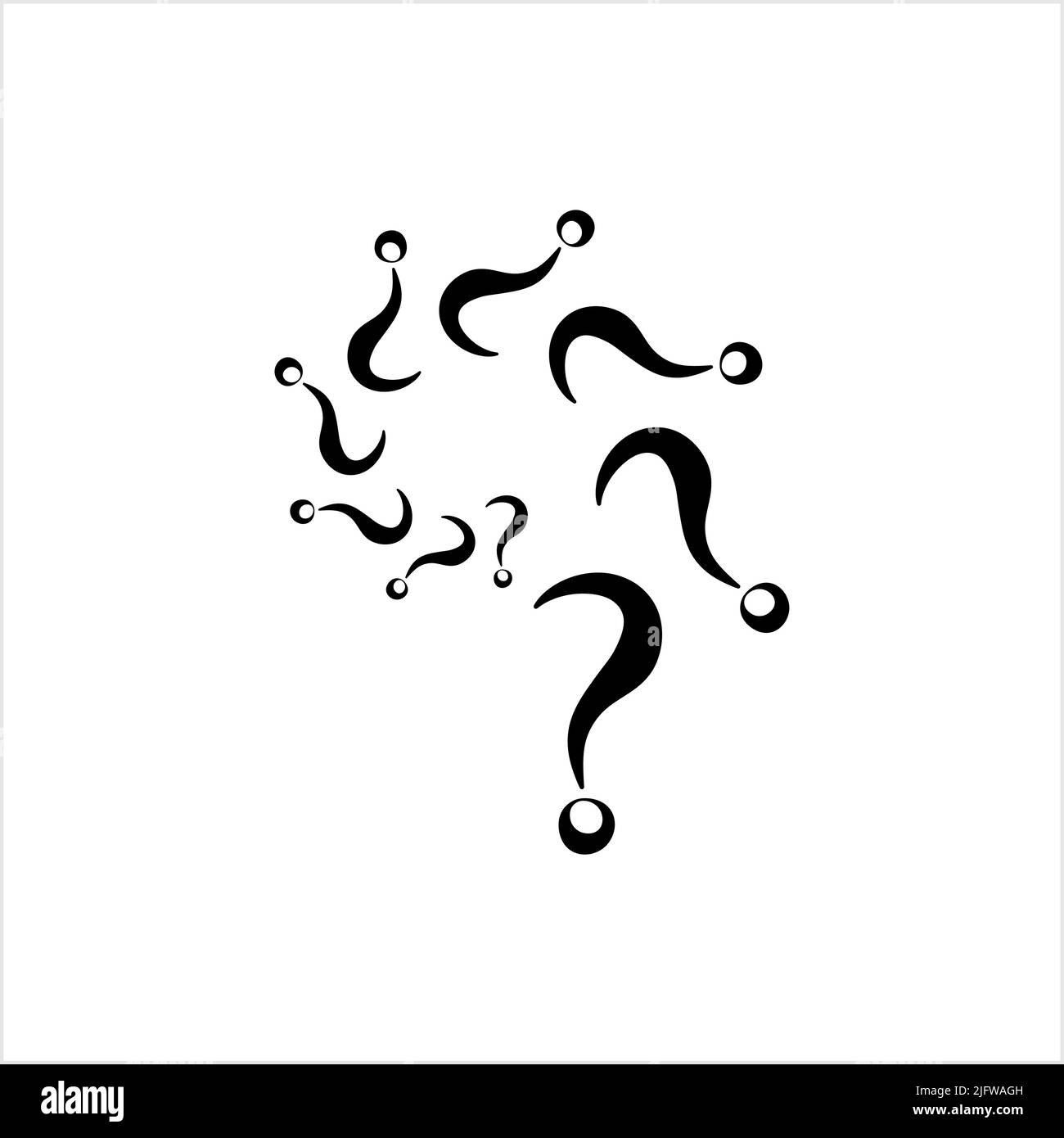 Question Mark Icon Vector Art Illustration Stock Vector Image & Art - Alamy