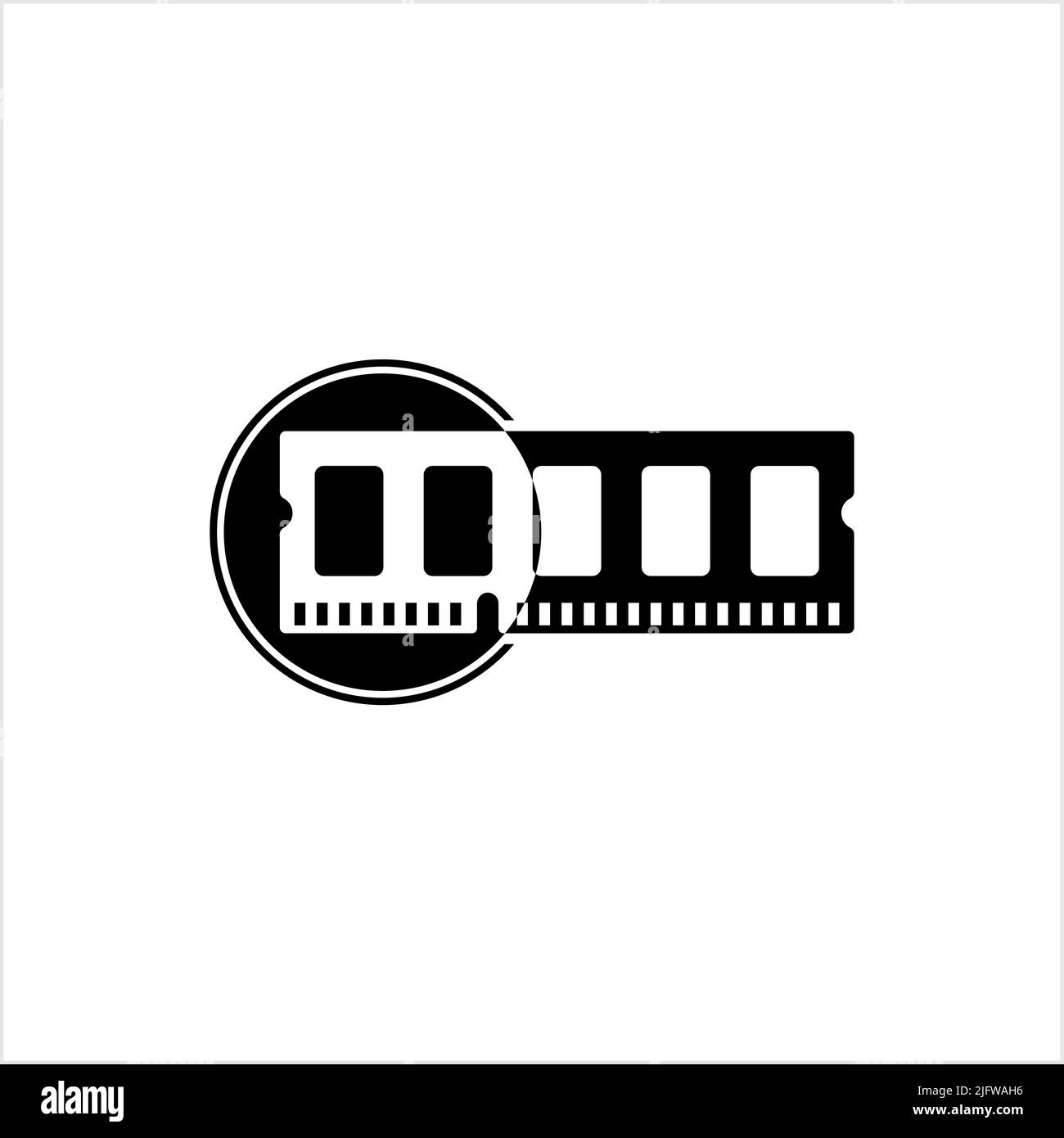 Ram Memory Icon Computer Memory Chip Vector Art Illustration Stock Vector Image And Art Alamy