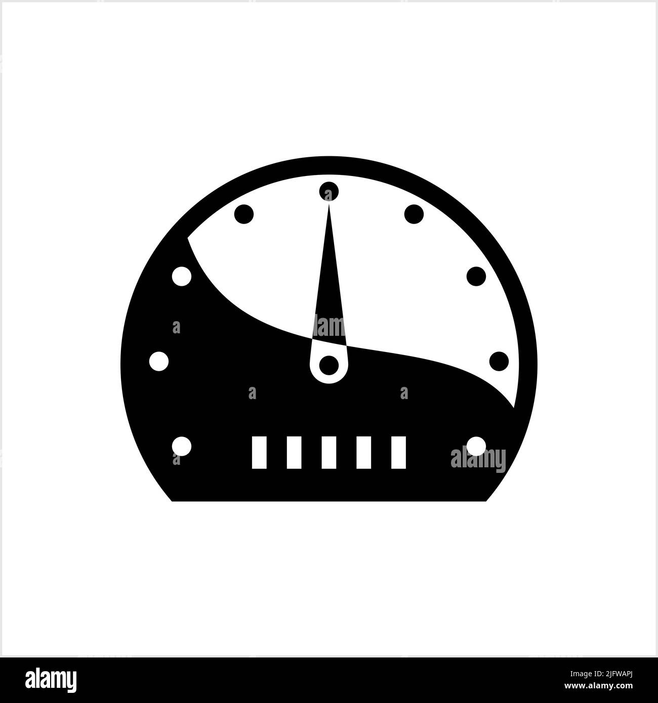 Speedometer Icon Design Vector Art Illustration Stock Vector Image ...