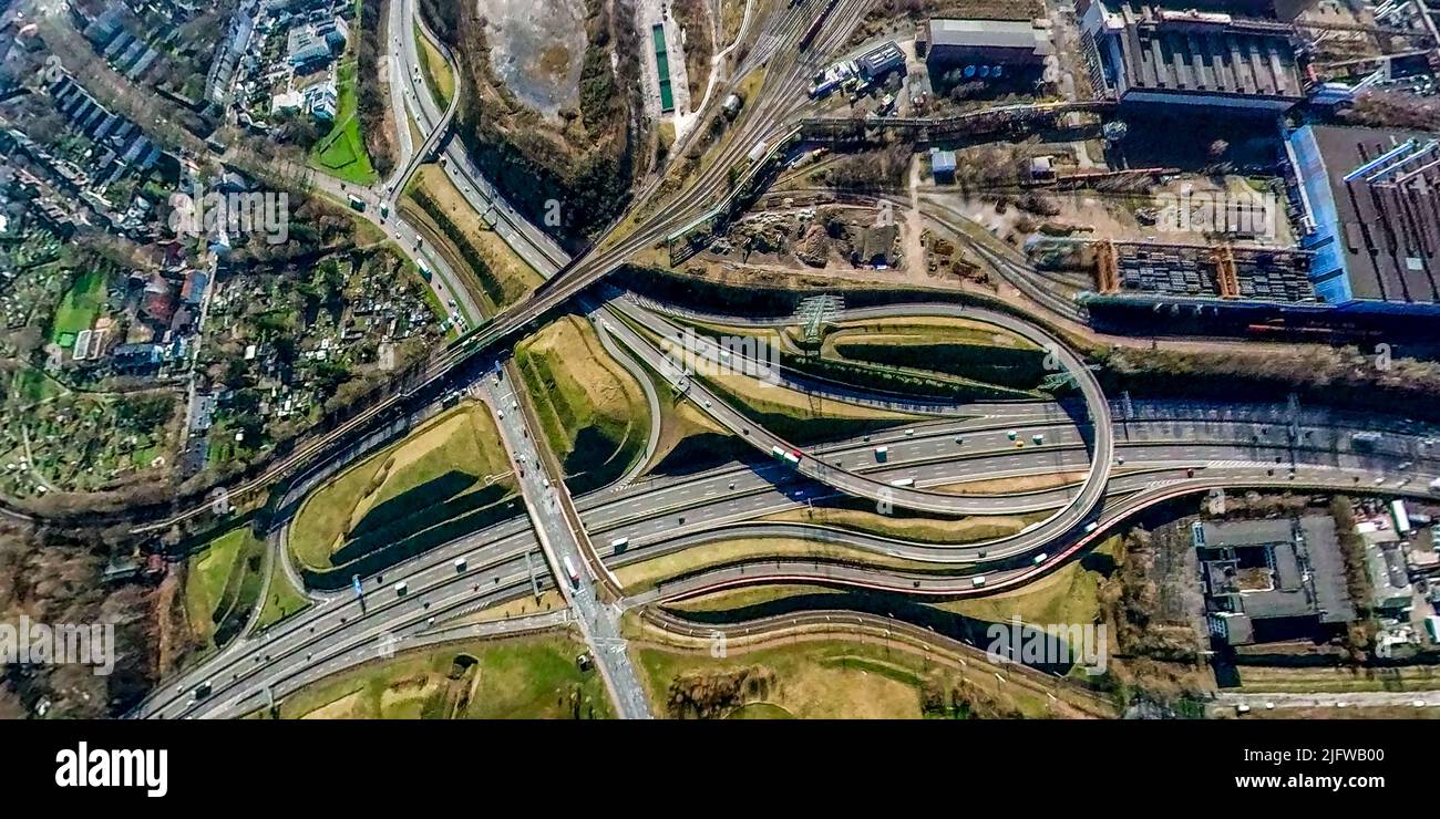 Motorway junction bochum wesat hi-res stock photography and images - Alamy