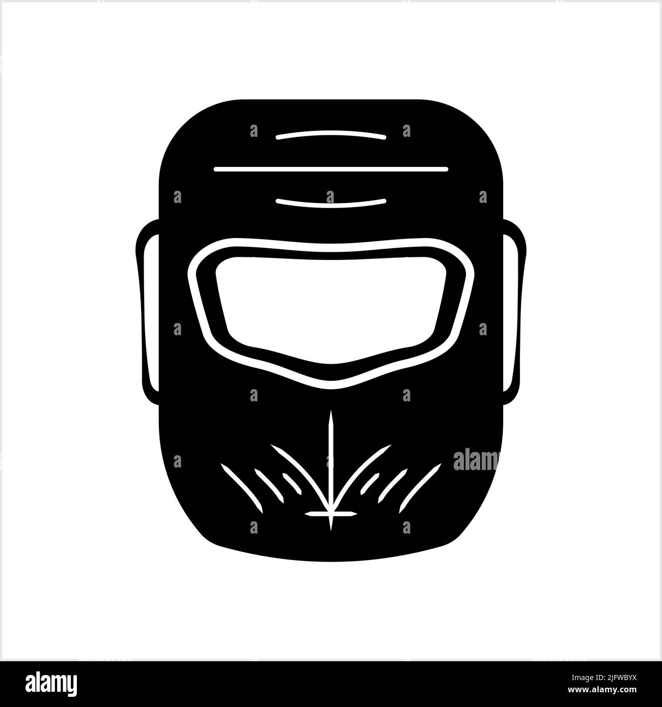 Welding Mask Icon Vector Art Illustration Stock Vector Image & Art - Alamy