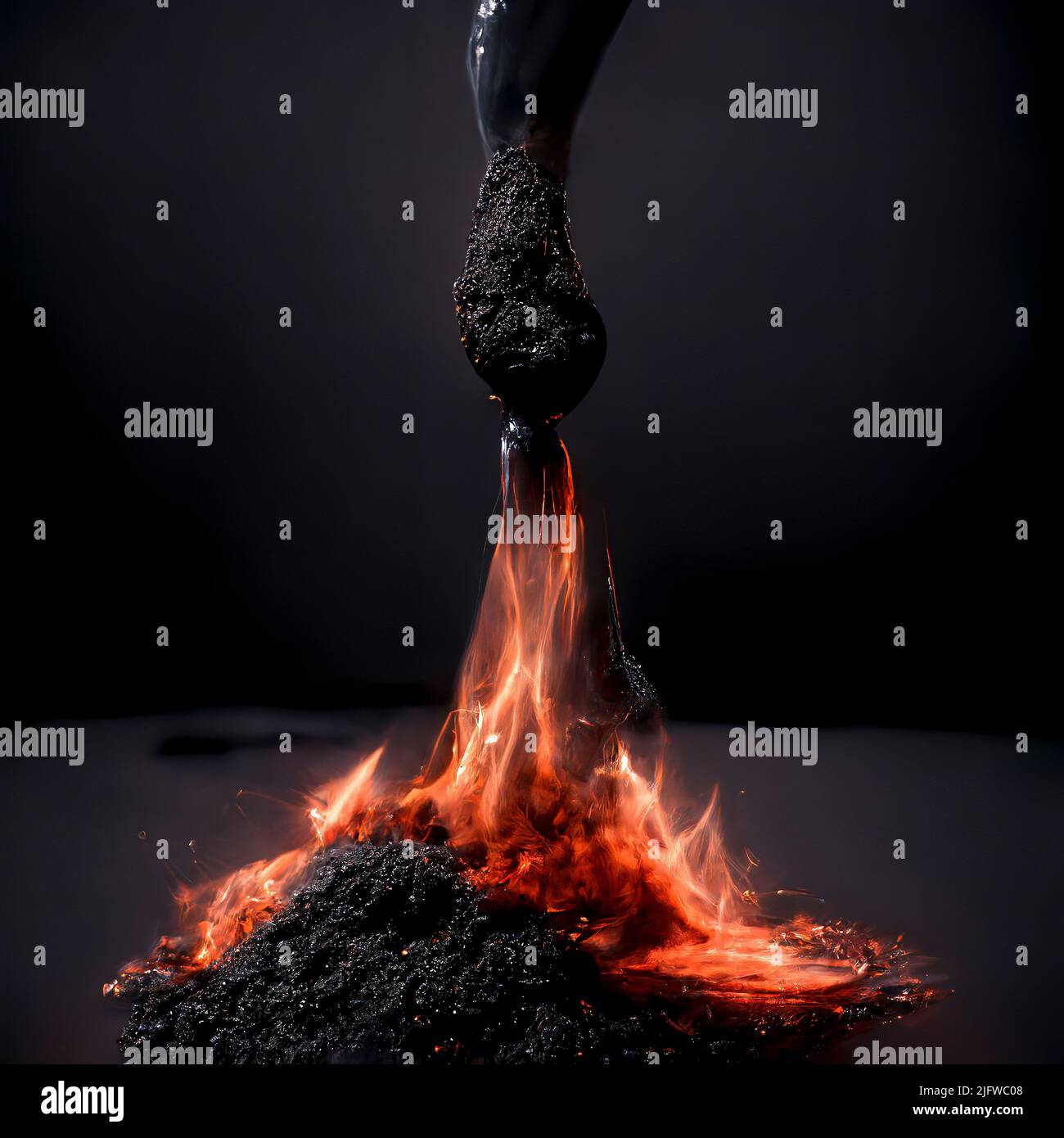 Melting lava hi-res stock photography and images - Alamy