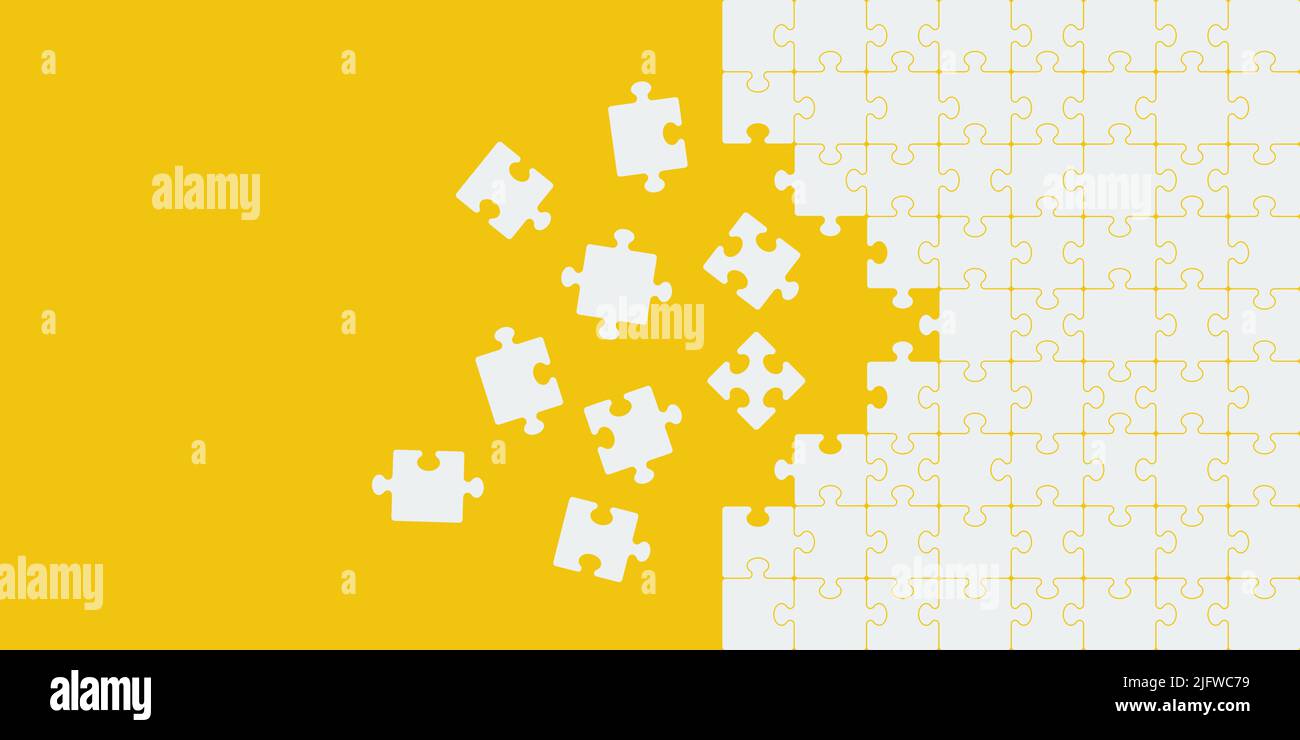 Complete the puzzle Stock Vector Images - Alamy