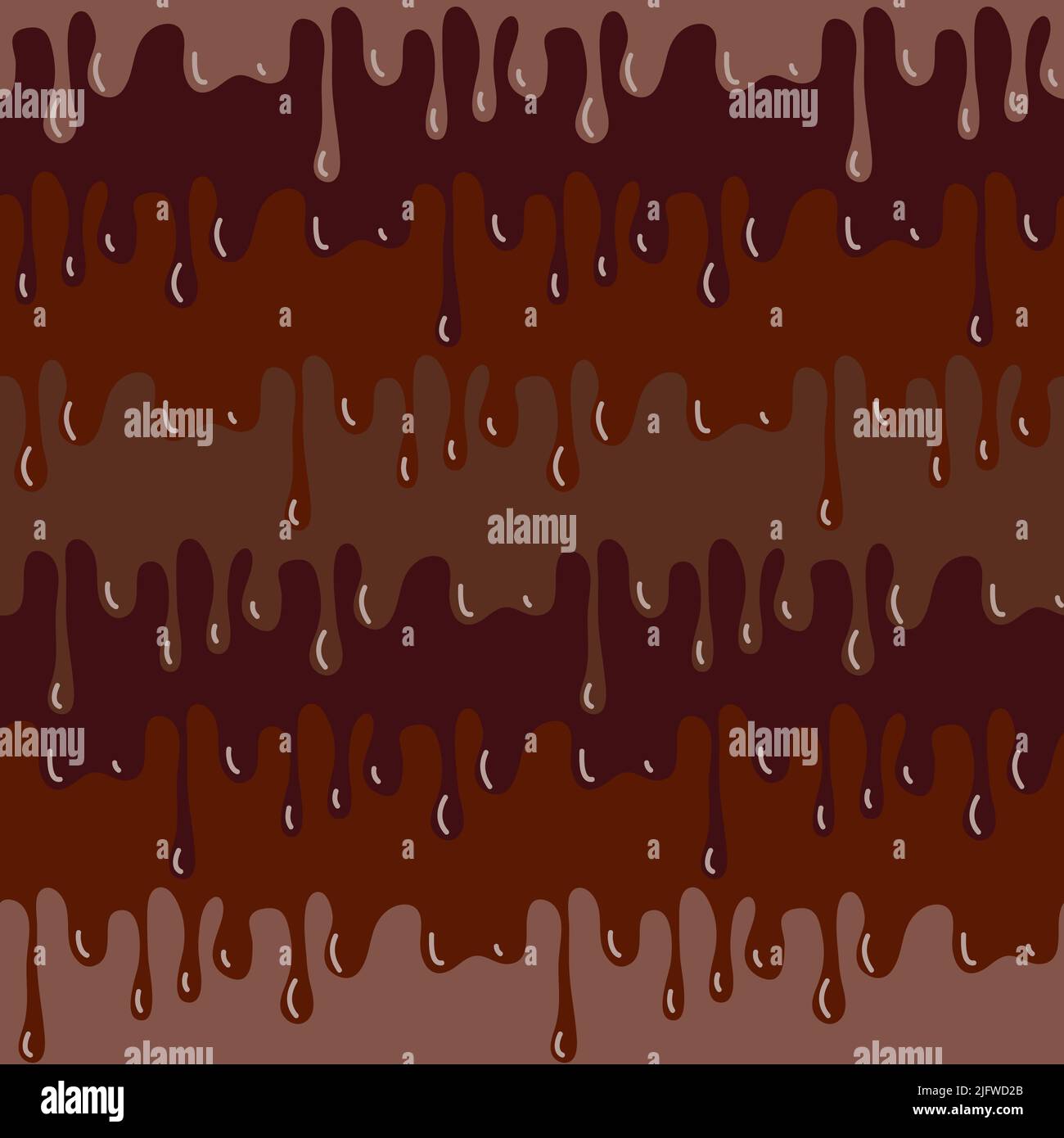 Chocolate smudge, soft liquid cocoa chocolate seamless pattern brown ...