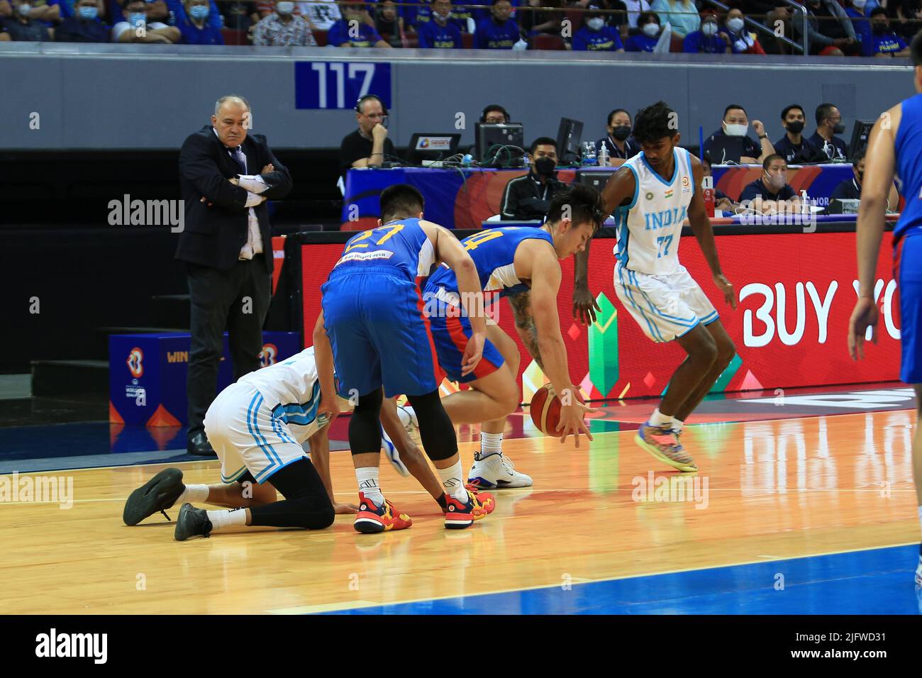 Pasay City, Philippines. 03rd July, 2022. (7/3/2022) Players from India ...
