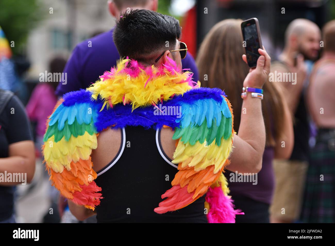 50th Pride in London 2022 Crowds Stock Photo - Alamy