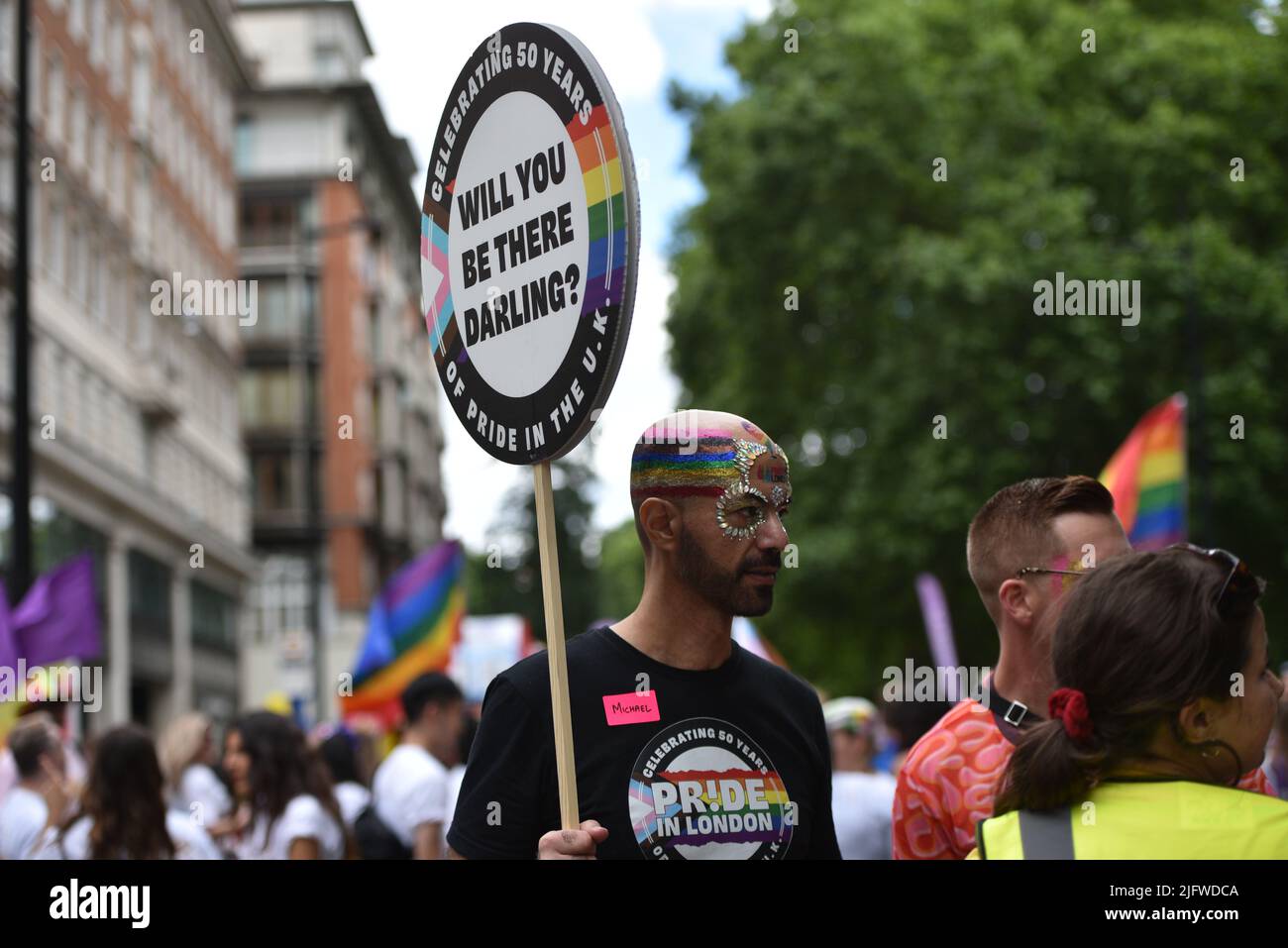 50th Pride in London 2022 Crowds Stock Photo - Alamy