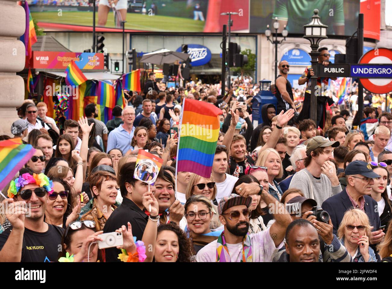50th Pride in London 2022 Crowds Stock Photo - Alamy