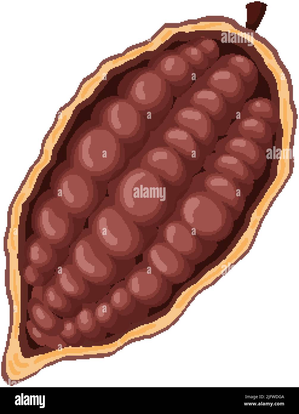 chocolate cocoa cartoon vector Stock Vector Image & Art - Alamy