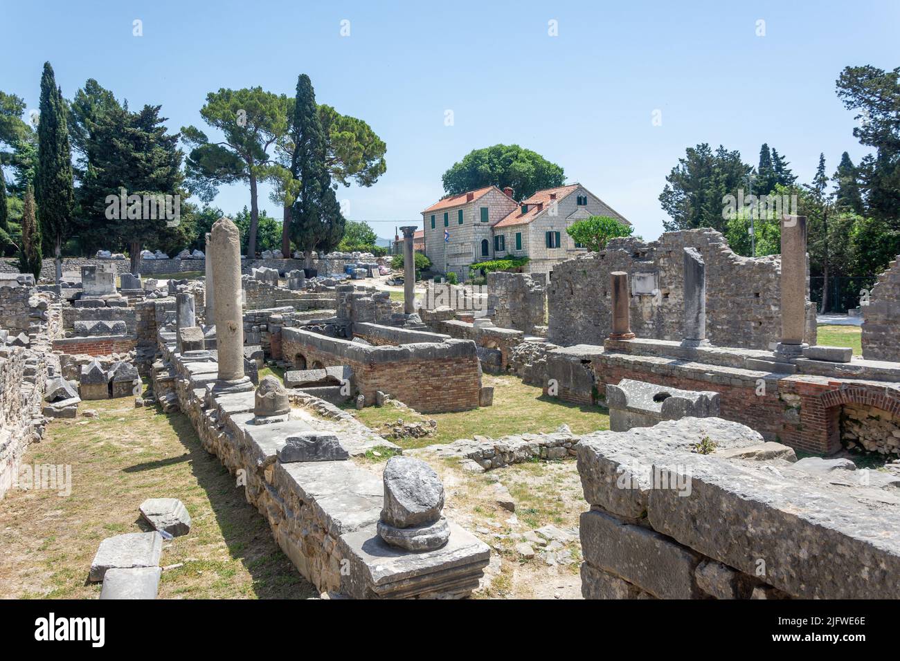 Early Christian Basilica and Museum, Ancient city of Salona, Solin ...