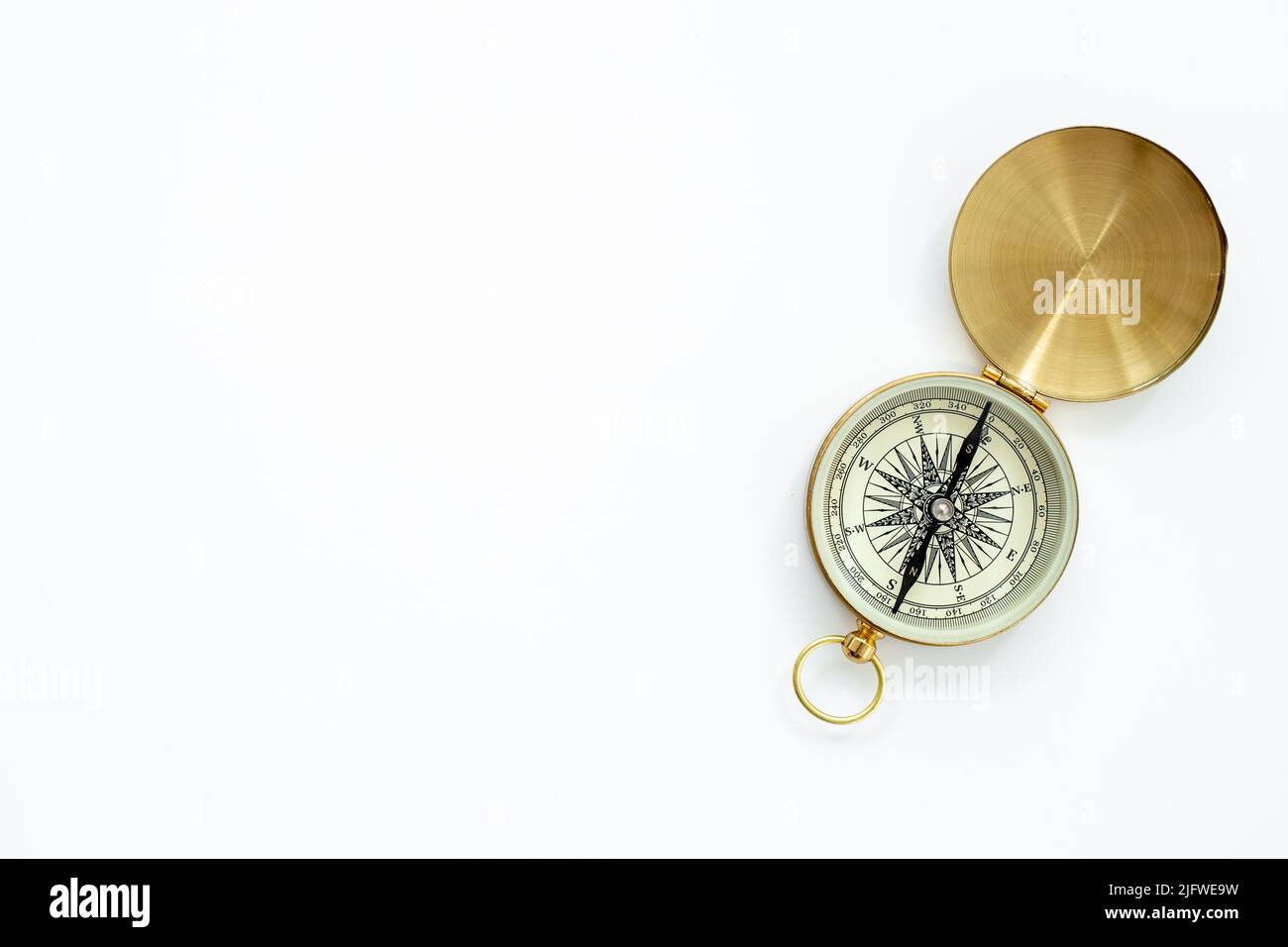 Compass for best choice of business development direction Stock Photo ...