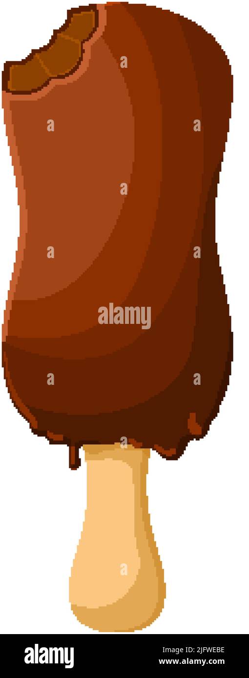 Ice cream lolly chocolate magnum Stock Vector Images - Alamy