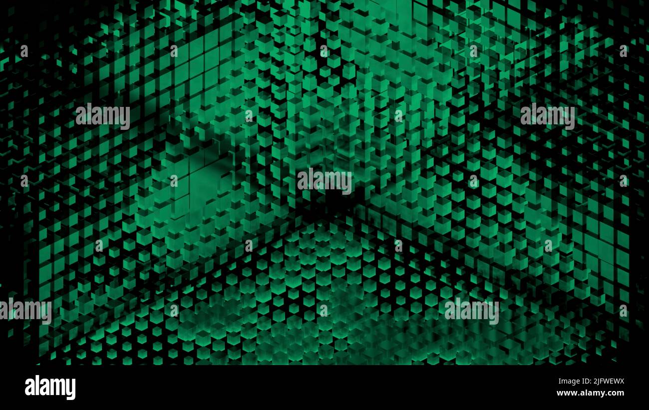 Green binary code flow 4k hi-res stock photography and images - Alamy