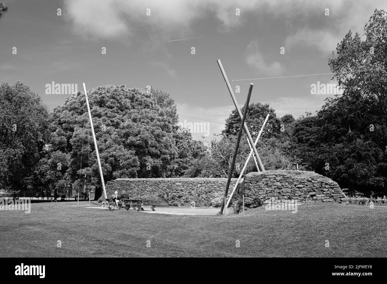 Views of Boscawen Park, Malpas, Truro, Cornwall Stock Photo - Alamy