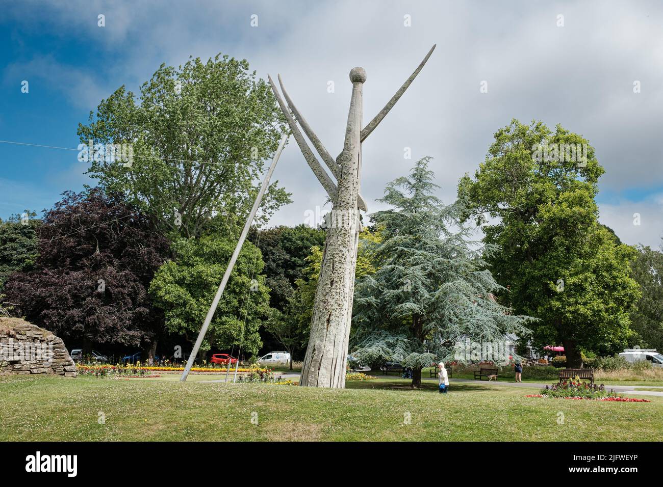 Views of Boscawen Park, Malpas, Truro, Cornwall Stock Photo - Alamy