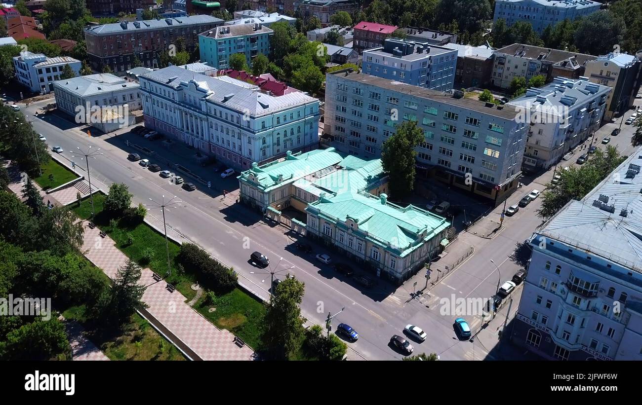 Aerial footage busy car park hi-res stock photography and images - Alamy