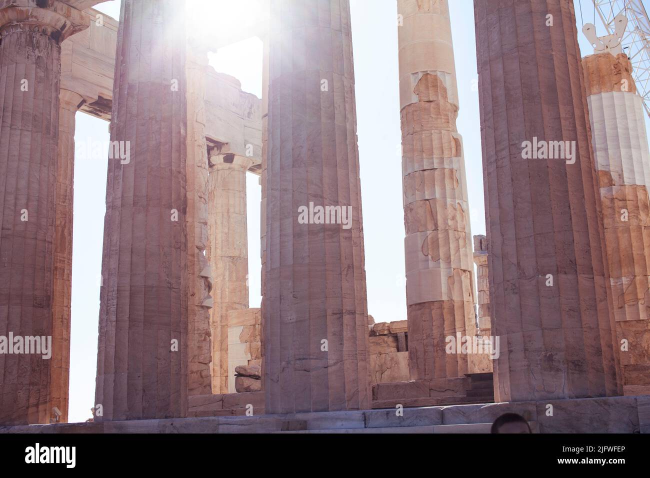 Parthenon temple reconstruction from hi-res stock photography and ...