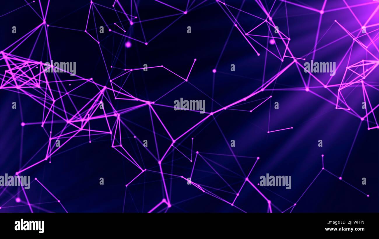 Geometric Lines In Connections With Points Motion Polygonal Plexus Of
