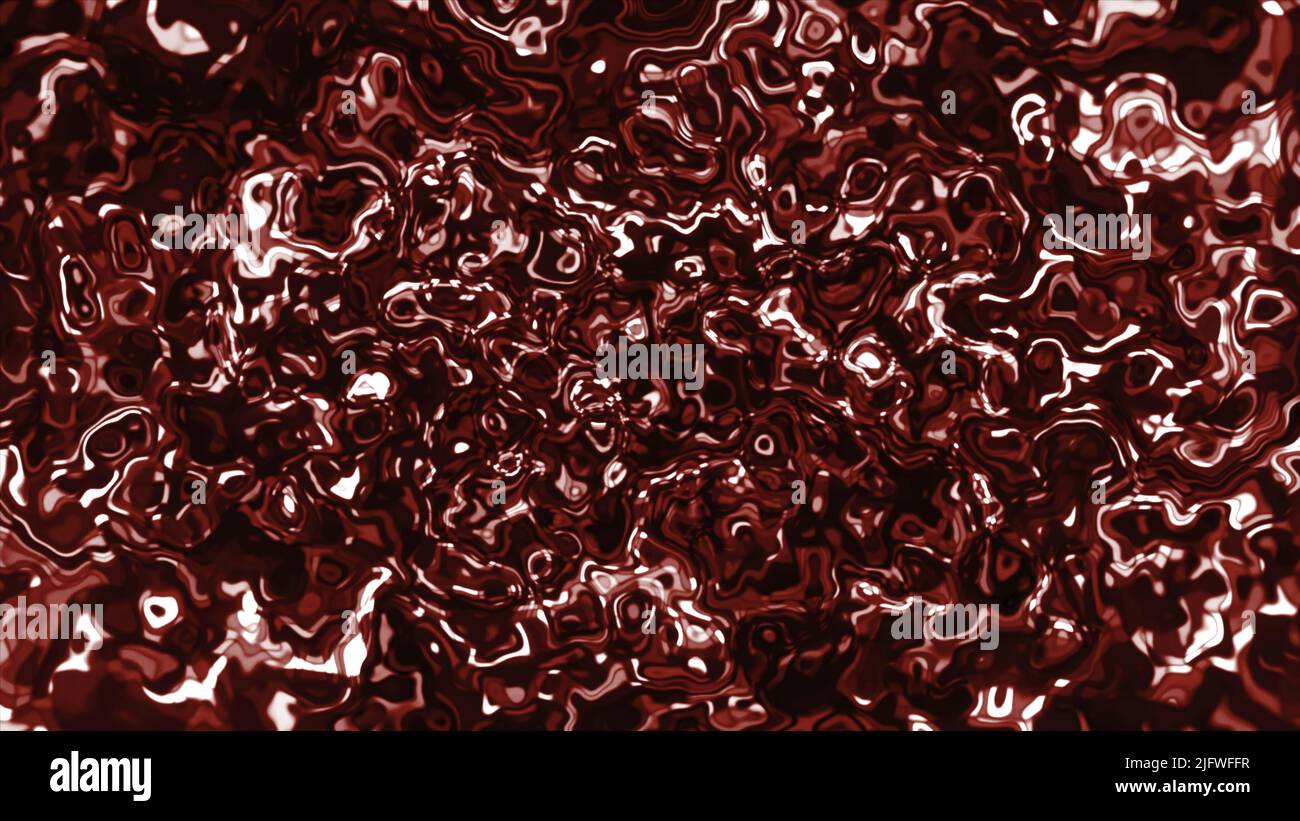 Plasma liquid with shimmering moving texture. Motion. Slowly bubbling ...