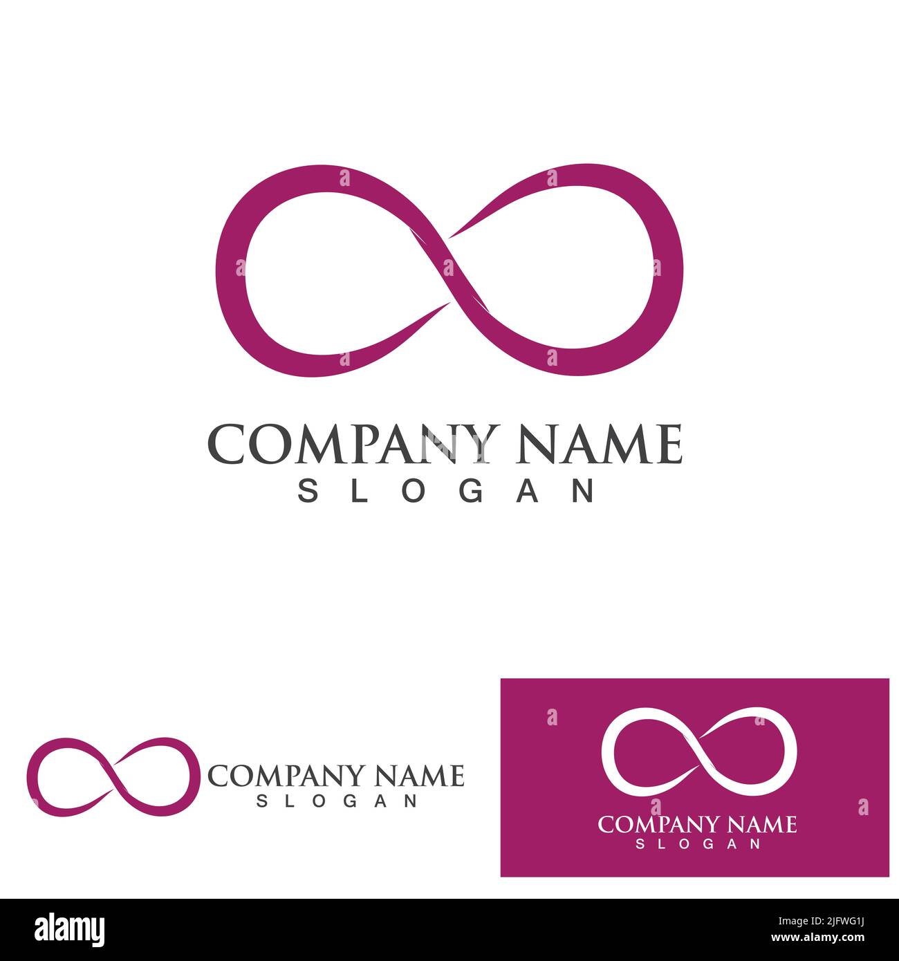 Infinity Design Vector icon illustration Logo template design Stock ...