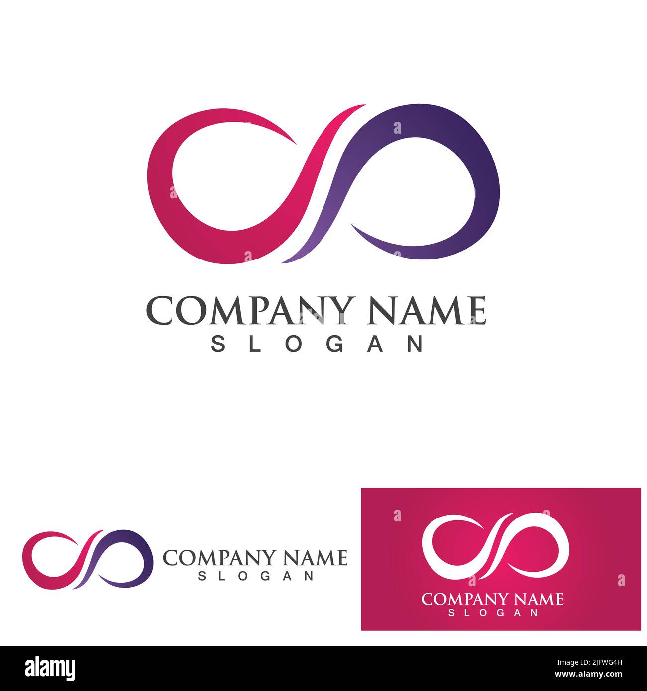 Infinity Design Vector icon illustration Logo template design Stock ...