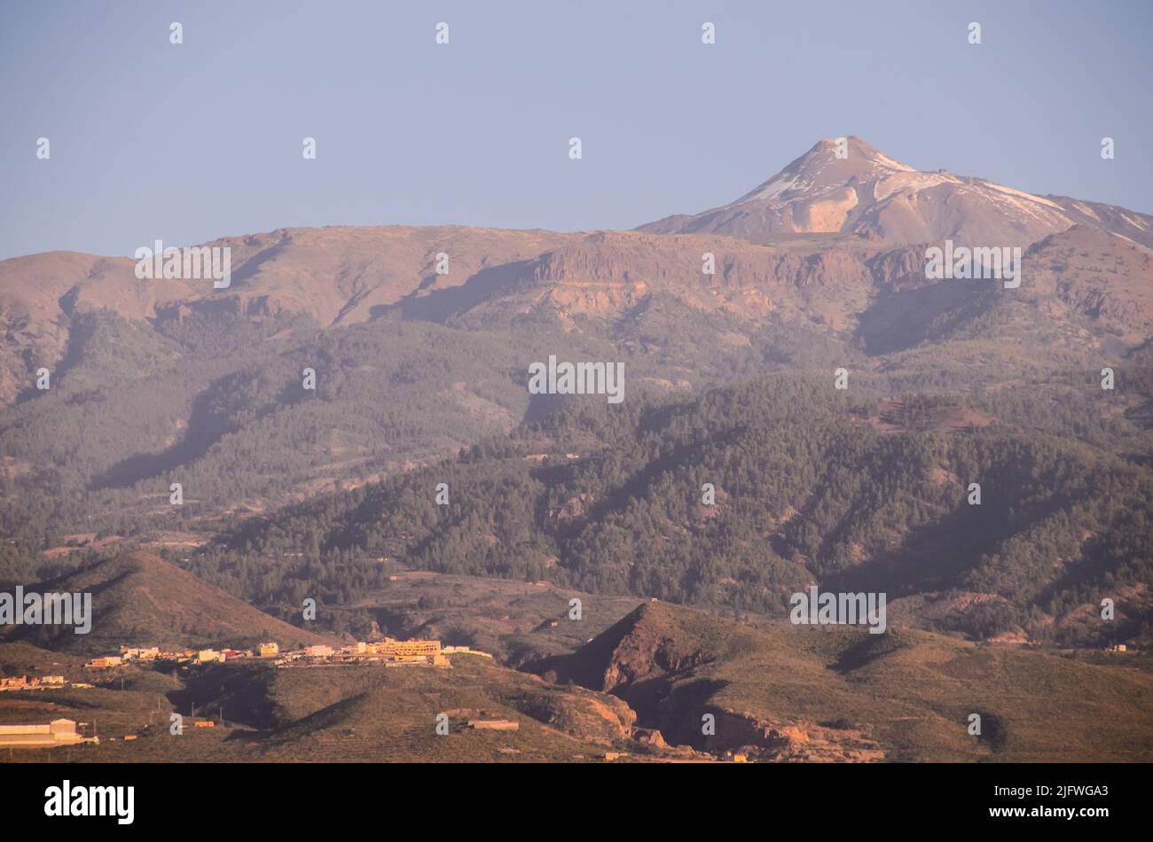 Desert Landscape in Volcan Teide National Park, Tenerife, Canary Island ...